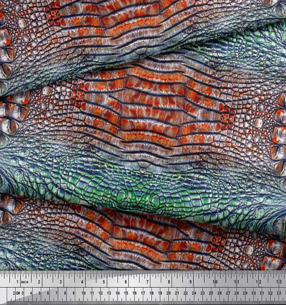 Soimoi Fabric Snake Animal Skin Print Fabric by Yard - AS-73C | eBay